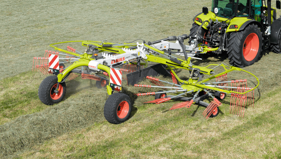 Rastrillo hilerador Liner 2800 Claas - https://www.dercomaq.cl/