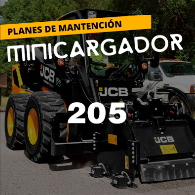 Mantención Minicargador 205 JCB 4000 Hrs Estándar JCB - https://www.jcb.cl/